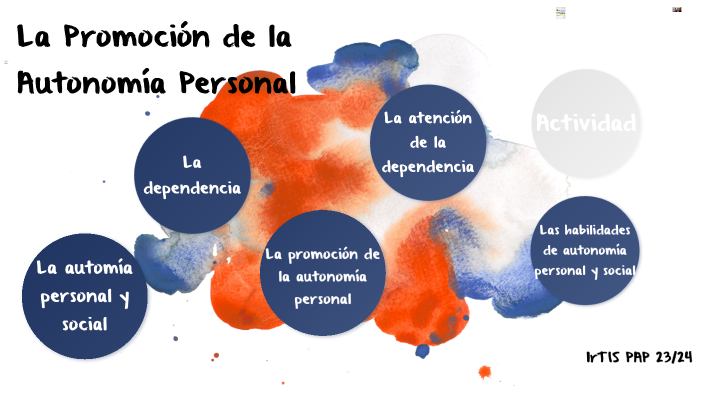 La Promoción de la Autonomía Personal 1er TIS 23/24 by JOSE ROBERTO ...