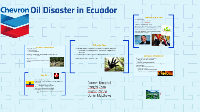 Chevron in Ecuador by Carmen Kroschel on Prezi