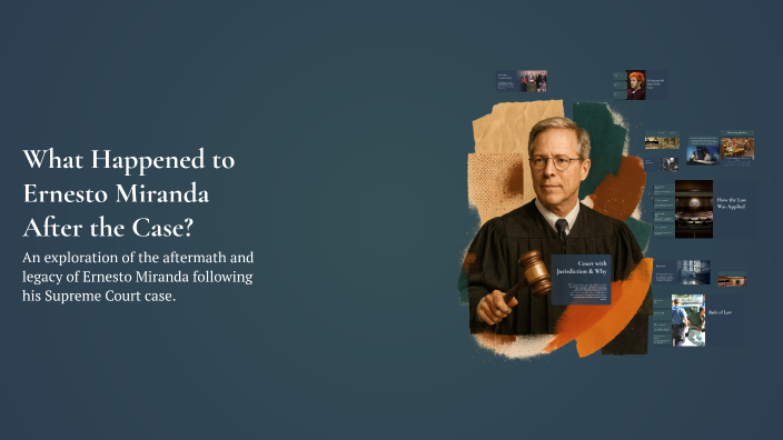 What Happened to Ernesto Miranda After the Case? by David Capron on Prezi