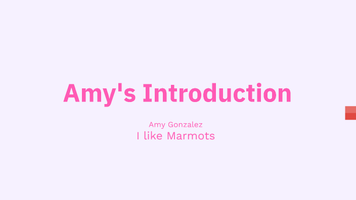 Amy by Amy Gonzalez on Prezi