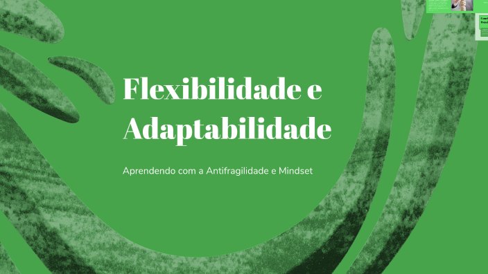 Flexibilidade e Adaptabilidade by Paula Beretta on Prezi