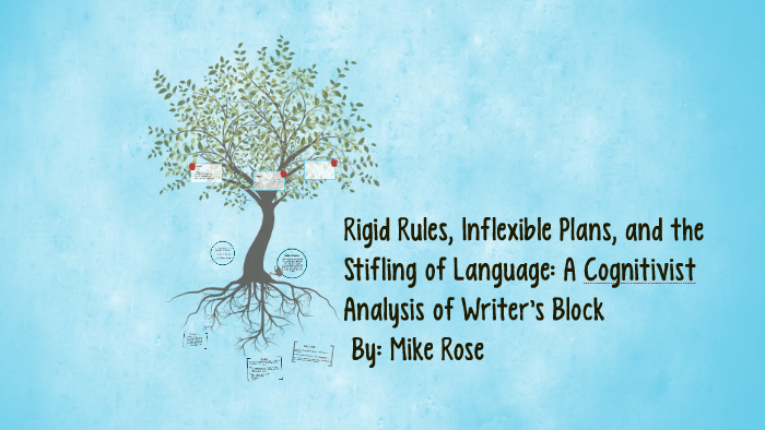 Rigid Rules, Inflexible Plans, and the Stifling of Language: by Mariana ...
