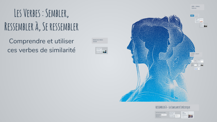 Les Verbes : Sembler, Ressembler à, Se ressembler by Marcos Perez on Prezi