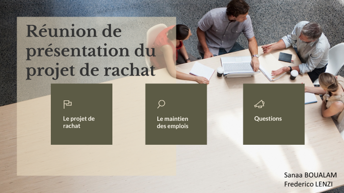 Réunion de projet by Victor Richem on Prezi