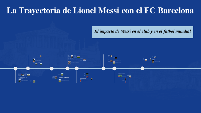 La Trayectoria de Lionel Messi con el FC Barcelona by Carlos Torres ...