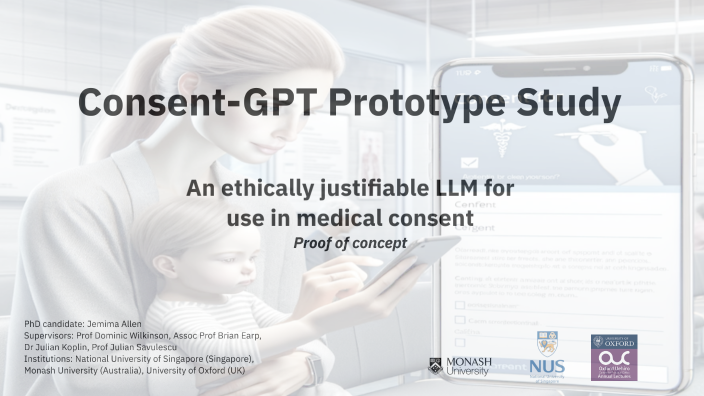 Consent-GPT Prototype Study by Jemima Allen on Prezi