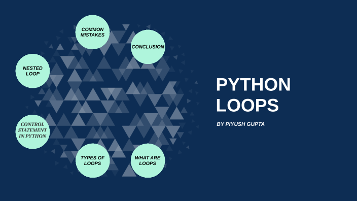 PYTHON LOOP by Piyush Gupta on Prezi