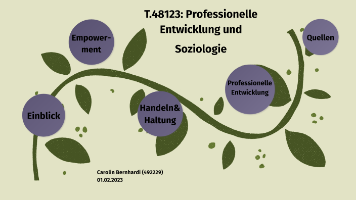 Professionelle Entwicklung und Soziologie by Rieke Fraenkert on Prezi