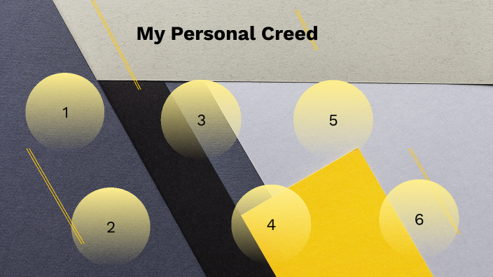My Personal Creed by Dylan Pare on Prezi