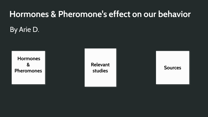 Hormones & Pheromones effect on our behavior. by Arie D. on Prezi