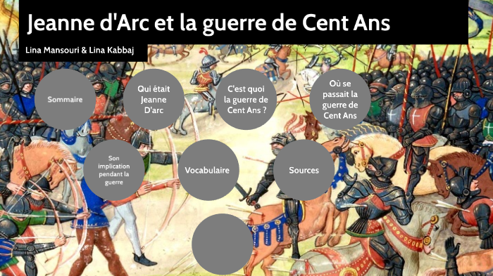 jeanne d'arc & la guerre des cent ans by Lina mansouri on Prezi