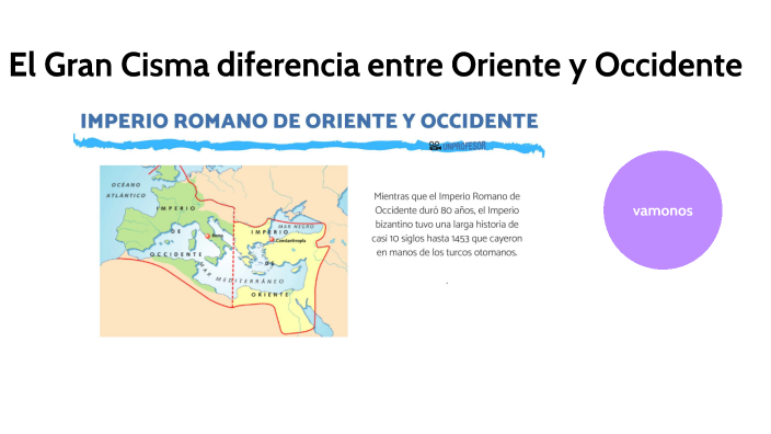 El Gran Cisma diferencia entre by KARIN KOVAL on Prezi