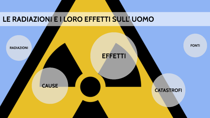 LE RADIAZIONI E I LORO EFFETTI by tommaso senesi on Prezi