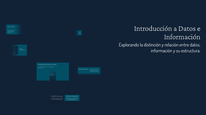 Introducción a Datos e Información by SUAREZ SALAS JUAN FELIPE on Prezi