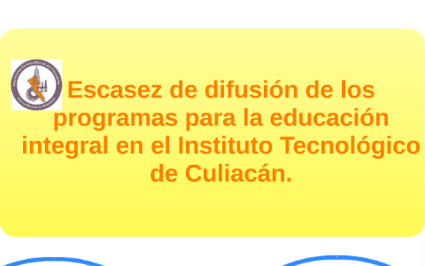 Escasez de difusión de los programas para la educación integ by Madelin ...