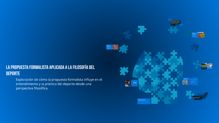 La Propuesta Formalista Aplicada a la Filosofía del Deporte by Tomás ...