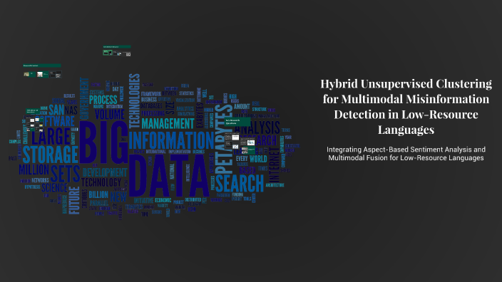 Hybrid Unsupervised Clustering For Multimodal Misinformation Detection