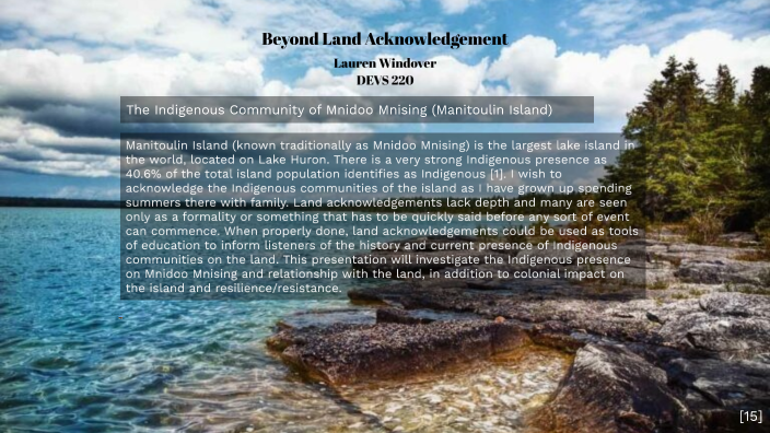 Beyond Land Acknowledgement by Lauren Windover on Prezi