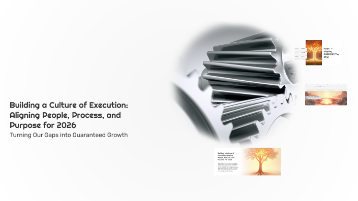 Building a Culture of Execution: Aligning People, Process, and Purpose ...