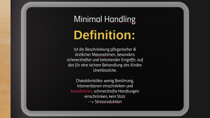 Minimal Handling by Julia Salomon on Prezi