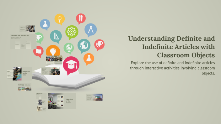 Understanding Definite and Indefinite Articles with Classroom Objects ...