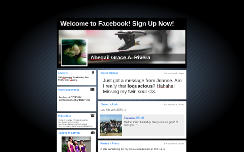 WELCOME, USER! by Abegail Grace Rivera on Prezi