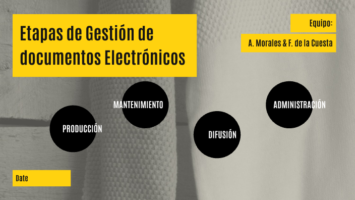 Etapas de la gestión de documentos electrónicos by Amanda Morales on Prezi