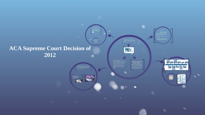 ACA Supreme Court Decision of 2012 by holly haas on Prezi