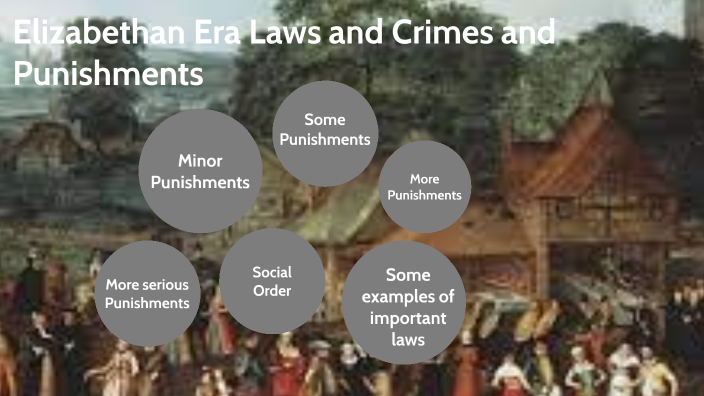Elizabethan era laws and crimes and punishments by Alexina Buchanan on ...