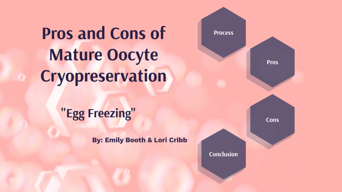 Pros and Cons of Mature Oocyte Cryopreservation by Lori Cribb on Prezi