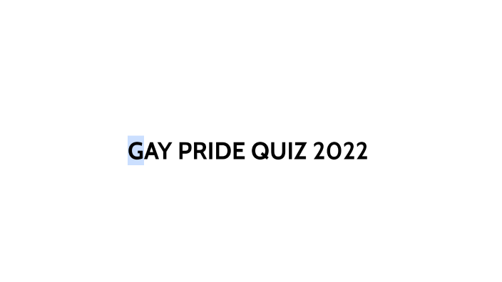 Pride quiz by Judith Elzerman on Prezi