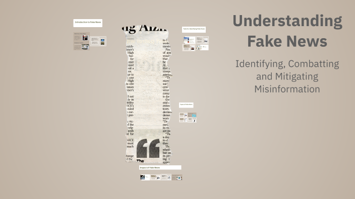 Understanding Fake News by Шайыргул Искандарова on Prezi