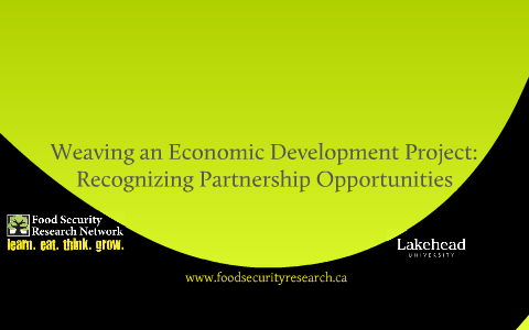 Weaving An Economic Development Project: Recognizing Partnership ...