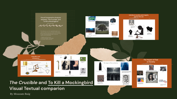 The Crucible and To Kill a Mocking Bird Visual textual comparion ...