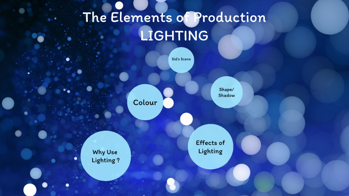 The Elements of Production - Lighting by Elizabeth Cornwall on Prezi