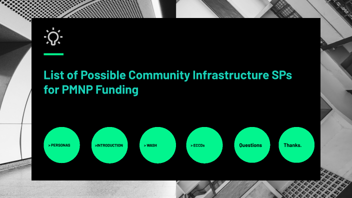 List of Possible Community Infrastructure SPs for PMNP Funding by Jeric ...