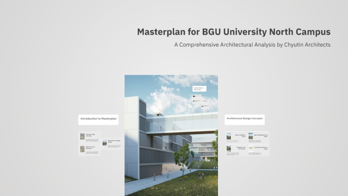 Masterplan for BGU University North Campus by Tarane Taheri on Prezi