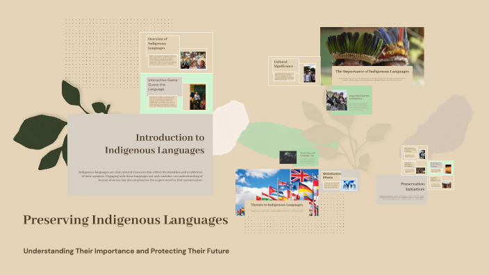 Preserving Indigenous Languages by Vanshika Shah on Prezi