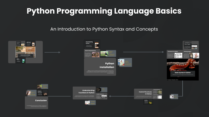Python Programming Language Basics by G'olibjon Oribjonov on Prezi