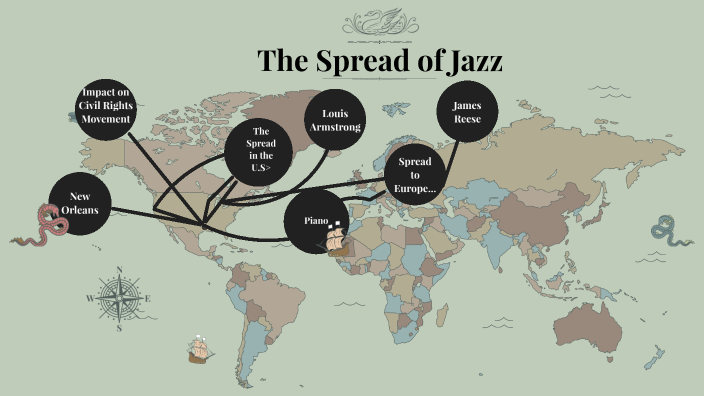The Spread of Jazz by Elena Garza on Prezi