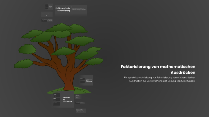 Faktorisierung von mathematischen Ausdrücken by Morgane Linge on Prezi