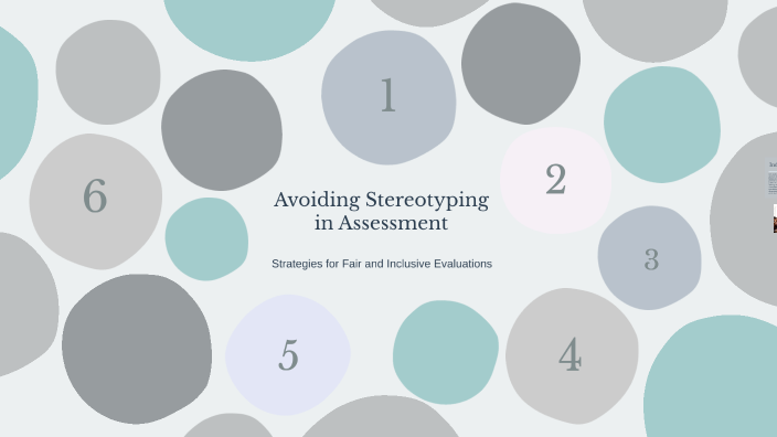 Avoiding Stereotyping in Assessment by Demar Gibertas on Prezi