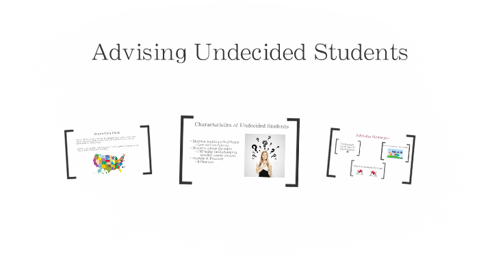 Best Strategies for Advising Undecided Students by Veronica Thor on Prezi