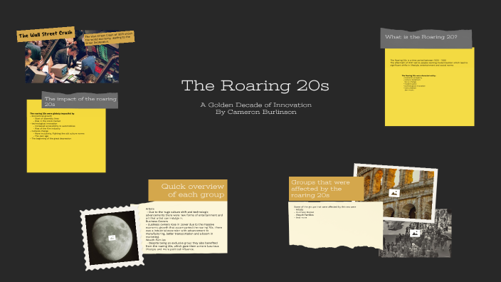 The Roaring 20s by Cameron Burlinson on Prezi