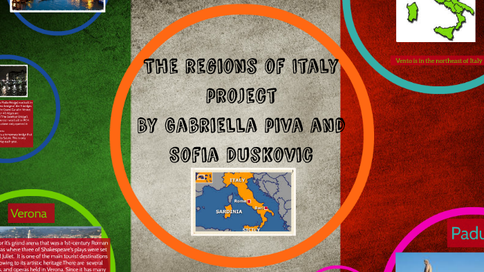 The regions of Italy project by Sof D on Prezi