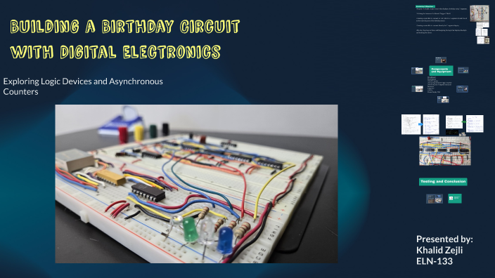 Building a Birthday Circuit with Digital Electronics by Khalid Zejli on ...