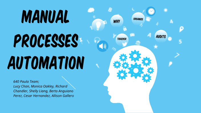 Manual Processes - Automation by Richard Chandler on Prezi