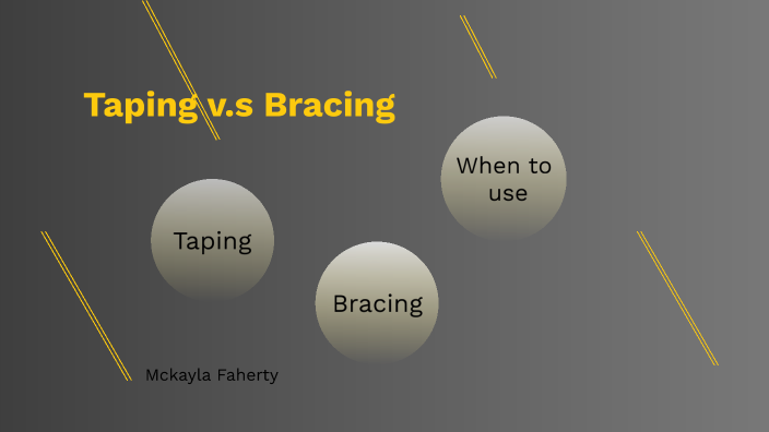 taping vs bracing by McKayla Faherty on Prezi