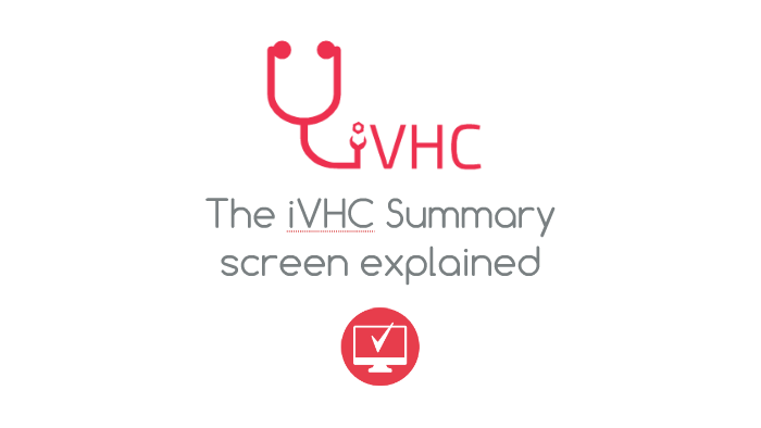 The iVHC Summary screen explained by Iain Nickalls