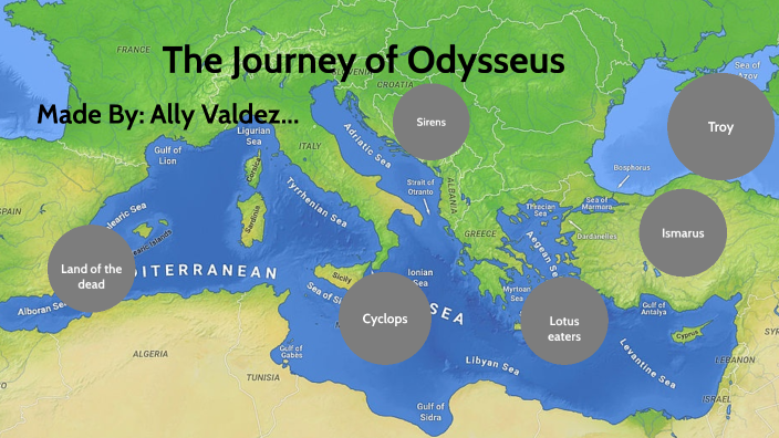 Journey of Odysseus by Ally Valdez on Prezi